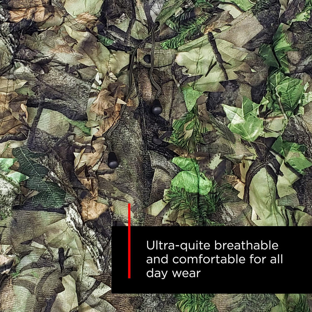 AYIN Ghillie Suit for Men, Hunting Suits for Men, 3D Leaf Bush Gillie ...